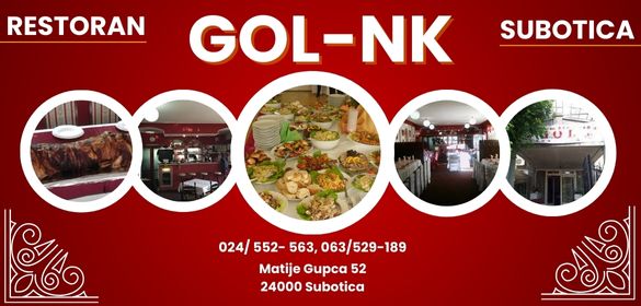 Restoran GOL-NK Subotica - POSLOVNE STRANE